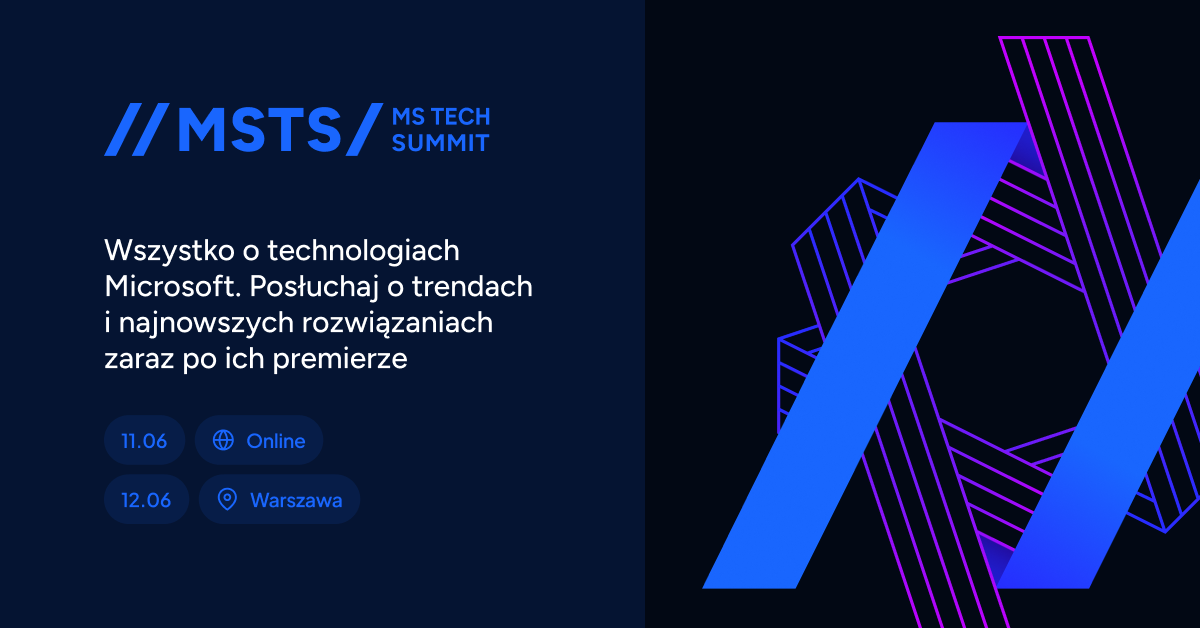 Zostań Prelegentem konferencji MS Tech Summit